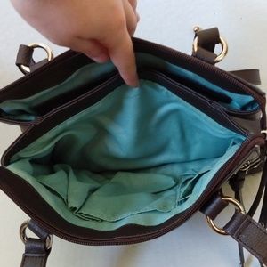 Stone & Co. | Bags | Stone Co Genuine Leather Multi Pocket Bag | Poshmark